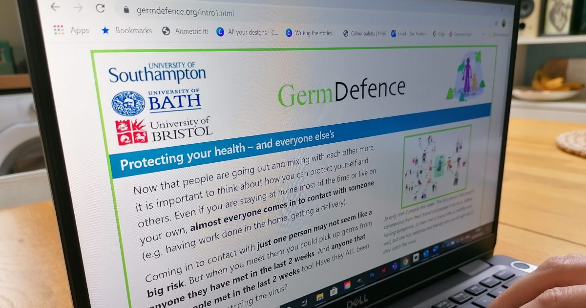 Roll-out of Germ Defence website through GP practices during the COVID ...